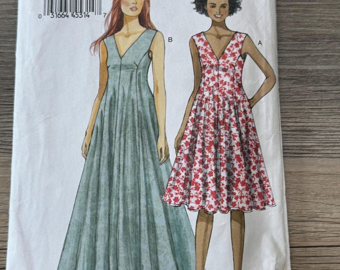 Butterick See & Sew Pattern 5703 Misses Very Loose-fitting, Lined ...