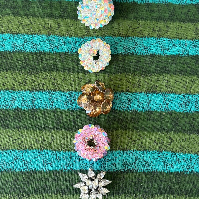 Vendome Rhinestone Brooch - Etsy