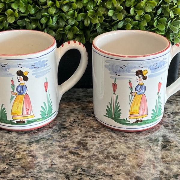 Italian Deruta Mugs - Etsy