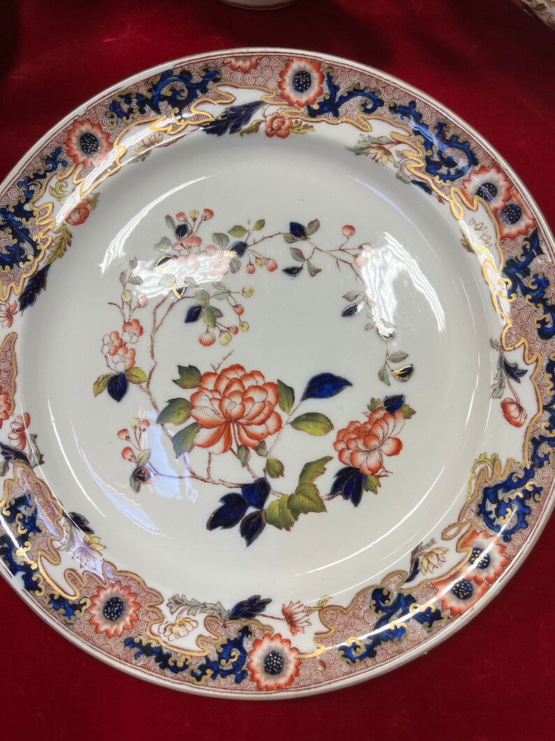 Antique Lot of Serving Pieces of Georges Jones Crescent China - Etsy