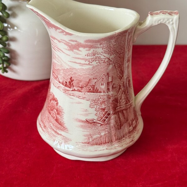 Transferware Pitcher - Etsy