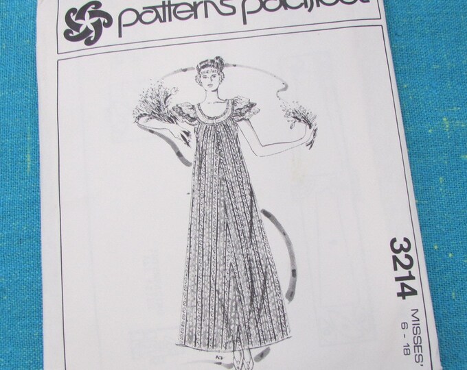 Rare Vintage PATTERNS PACIFICA Sewing Pattern 3214, Misses Hawaiian ...