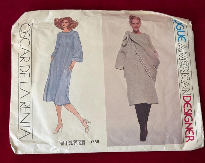 RARE 1970s Butterick Sewing Pattern 6683 Misses Dress in 2 Lengths With ...