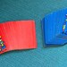 Vintage Dutch Folk Art Print Dual Deck of Playing Cards in Red and Blue ...