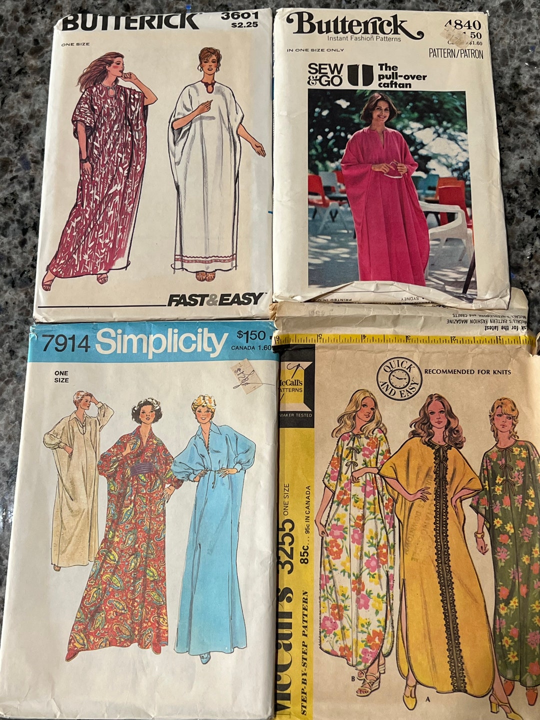 U CHOOSE Misses Caftan Patterns One Size Mccalls 3255 - Etsy