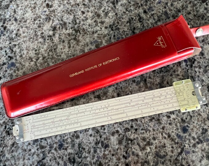 Vintage Pickett Electronic N515 T Slide Rule With Leather Case-vintage ...