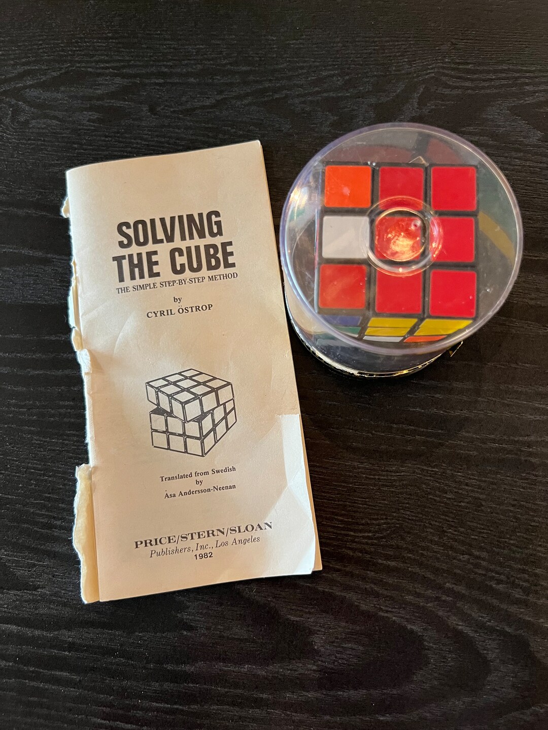 1981 Solving the Cube Rubiks Cube Book by Cyril Ostrup Price/stern ...