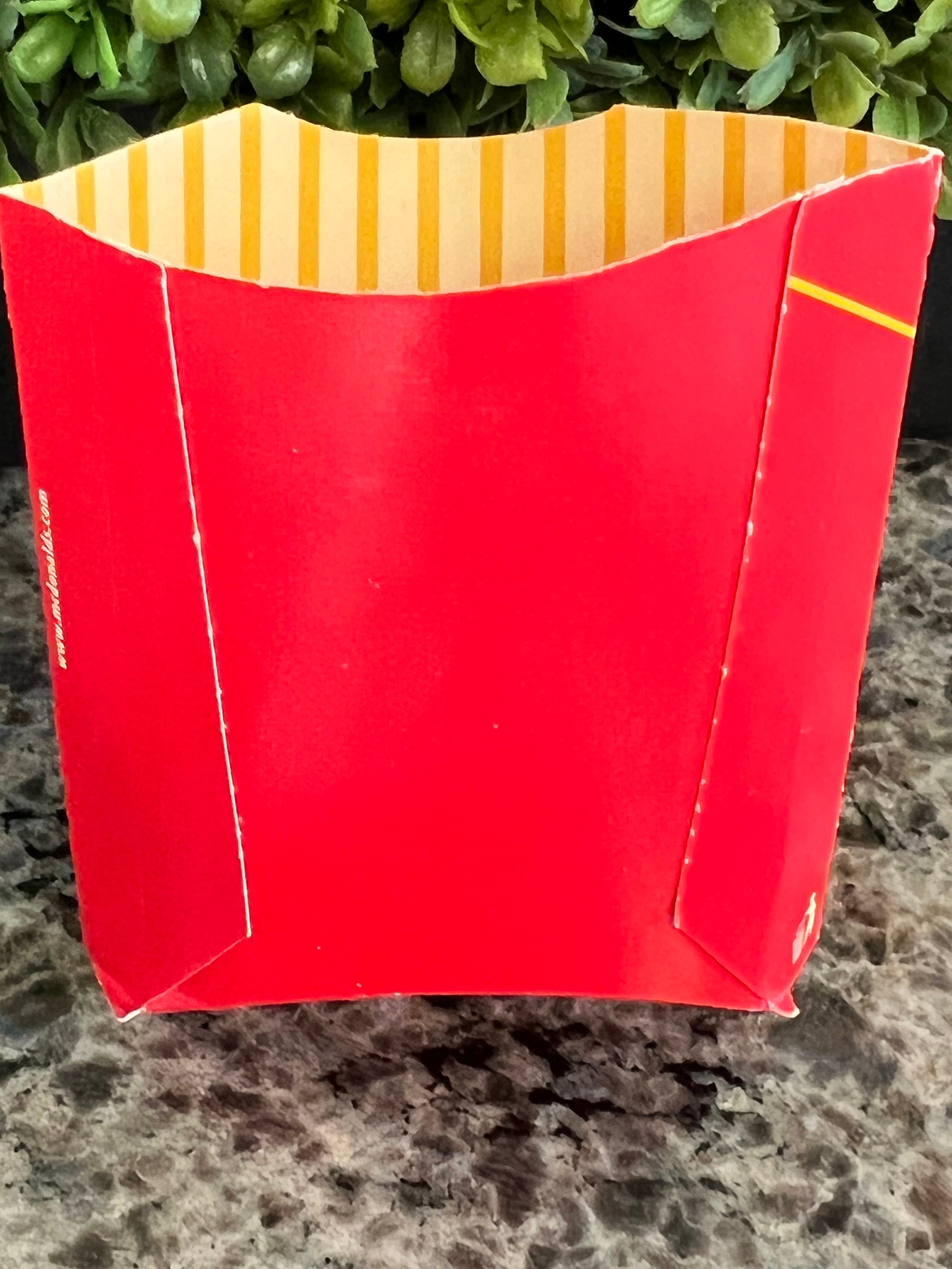 Mcdonalds Empty Fries Box