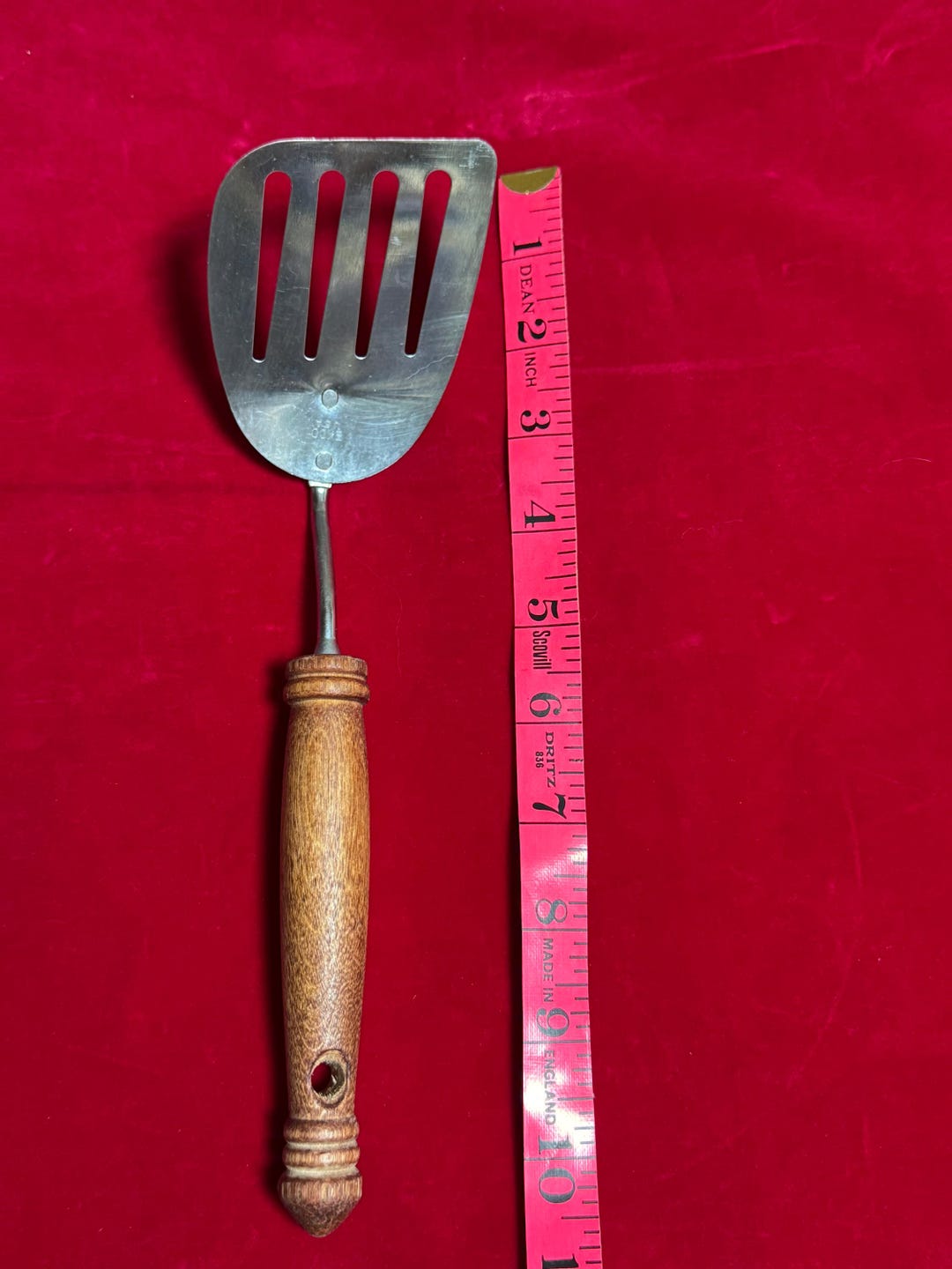 RARE Vintage 1983 Ekco Country Cupboard SHORT Slotted Angled Spatula ...