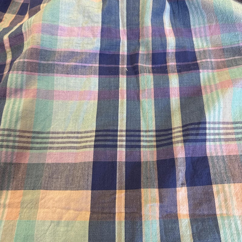 Madras Plaid Fabric - Etsy