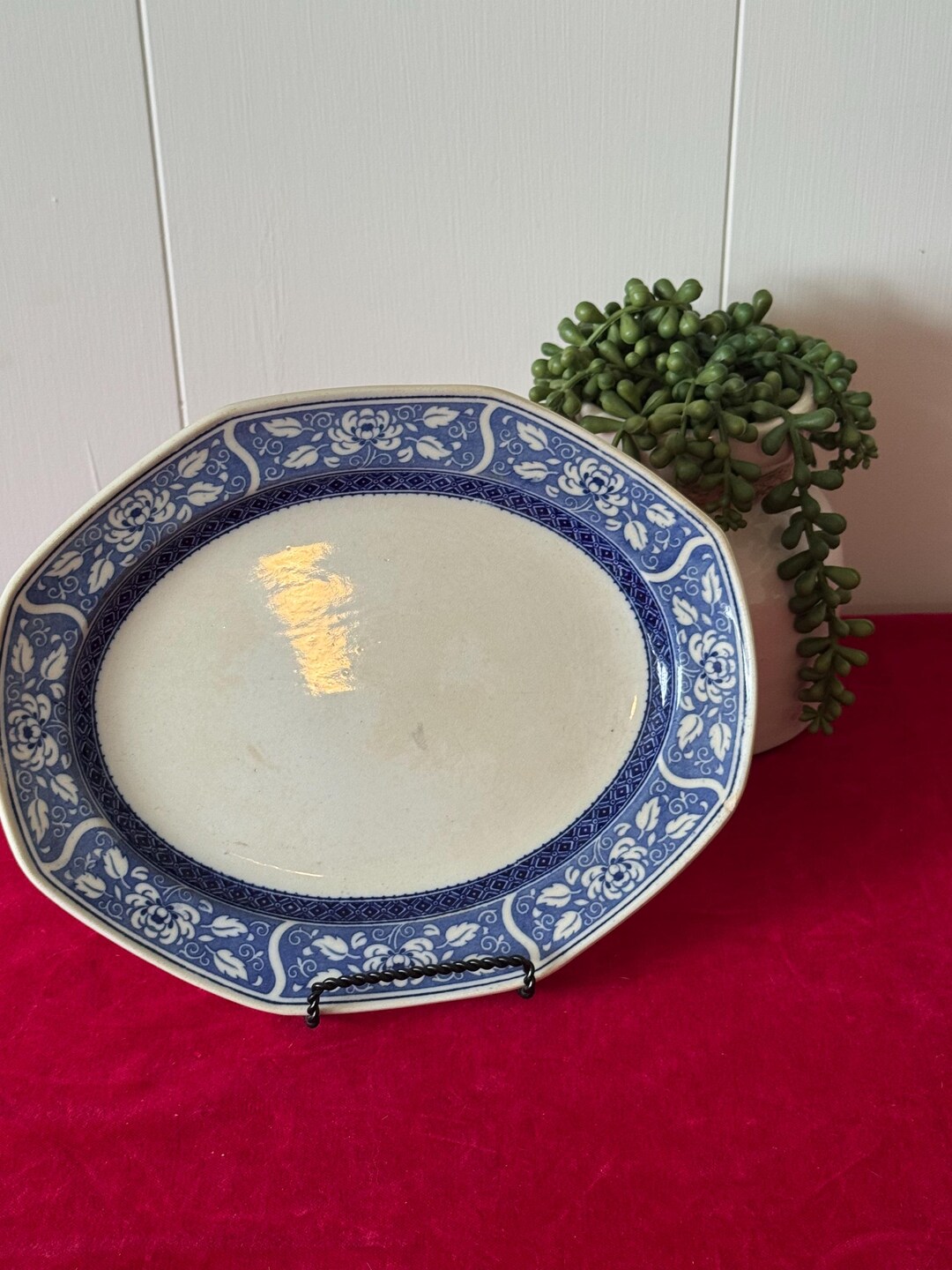 Antique English Platter F Winkle Whieldon Ware Corona 10" Platter ...