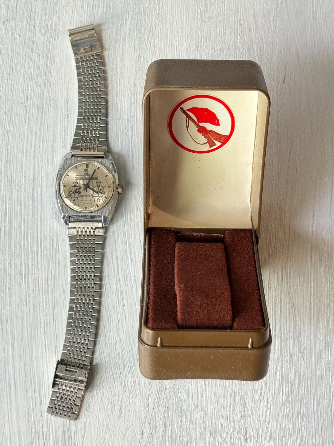 Very Rare RUHLA Commemorative Watch for the NVA German in Original Box ...