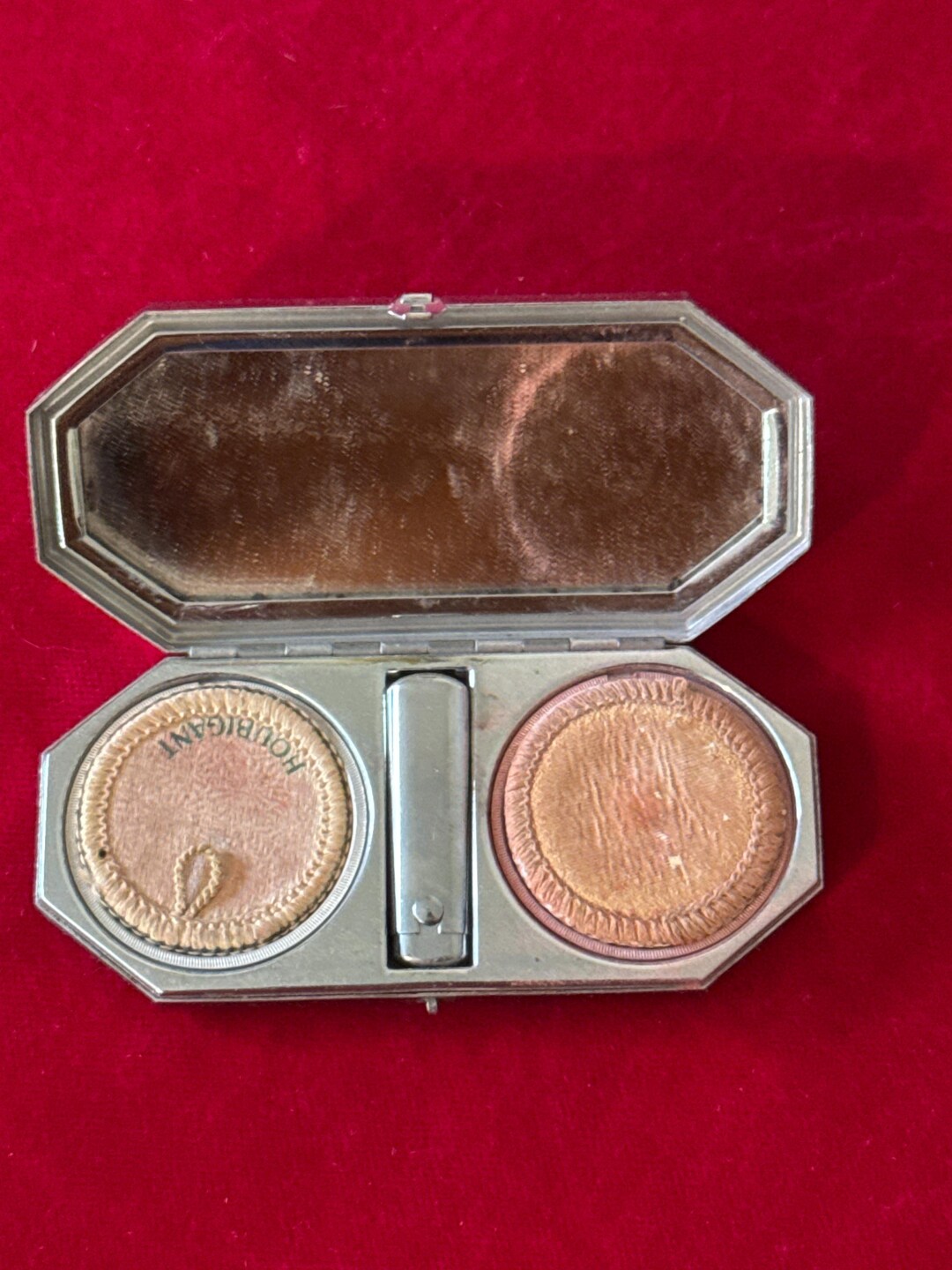 Antique 1930's Art Deco Compact Case by Houbigant Silver Tone 1930’s ...