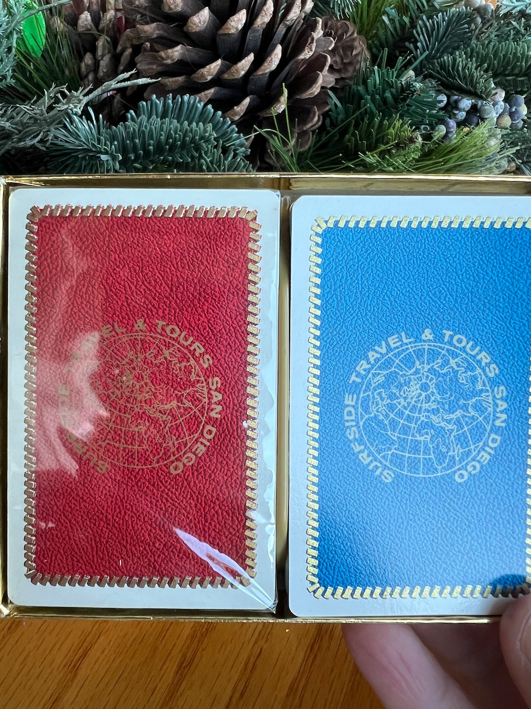 Vintage Dual Deck of Playing Cards by Brown and Bigelow for Surfside ...