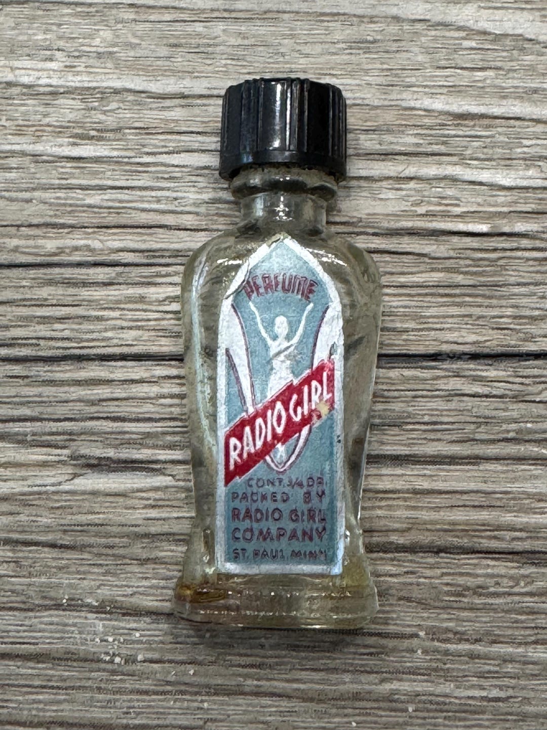 1940’s Radio Girl Company Miniature Perfume Bottle 2” Tall -perfume ...