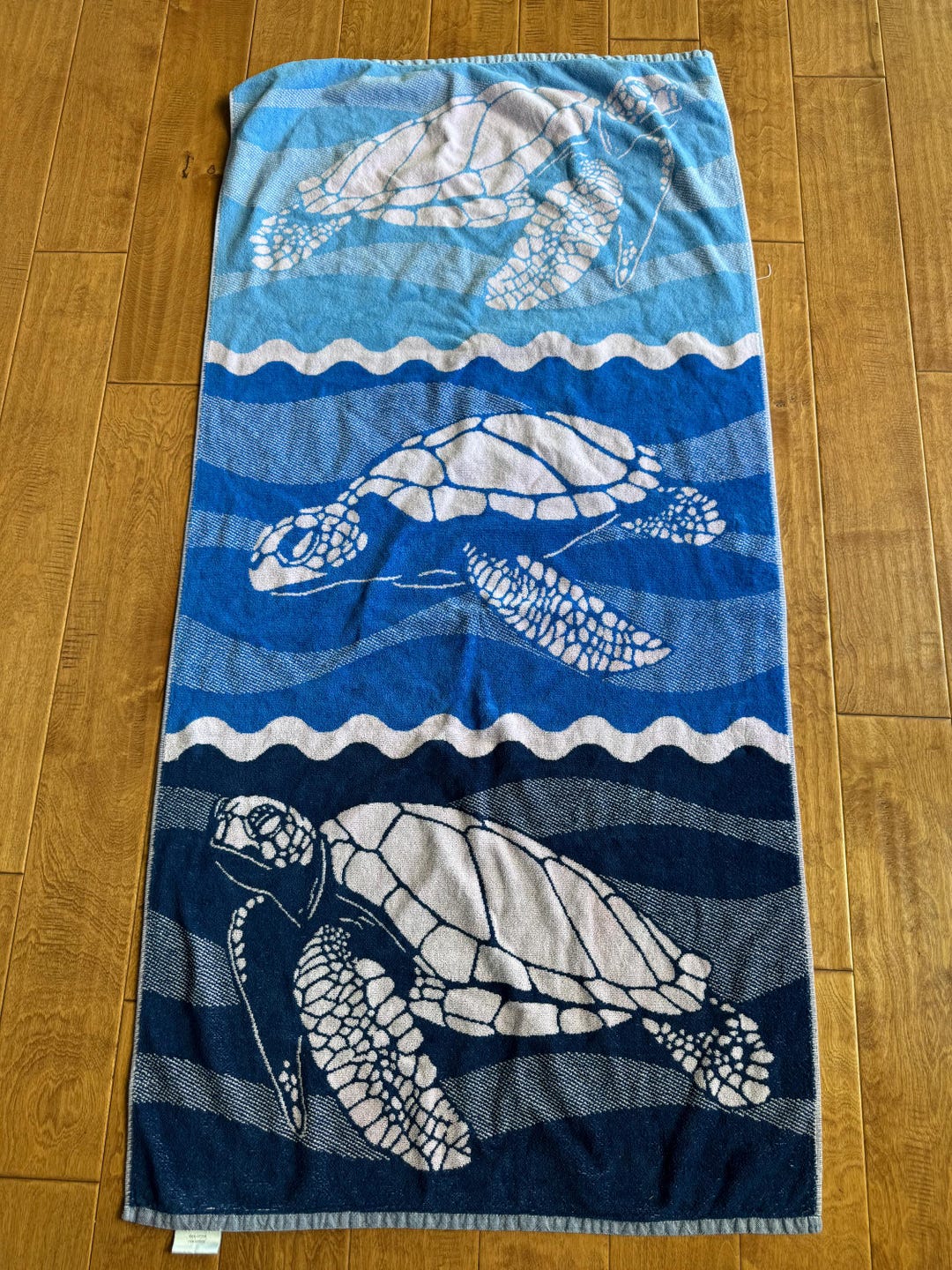 Blue Turtles Beach Towel by Loftex 100% Cotton 30″ X 60″ Youth Beach ...