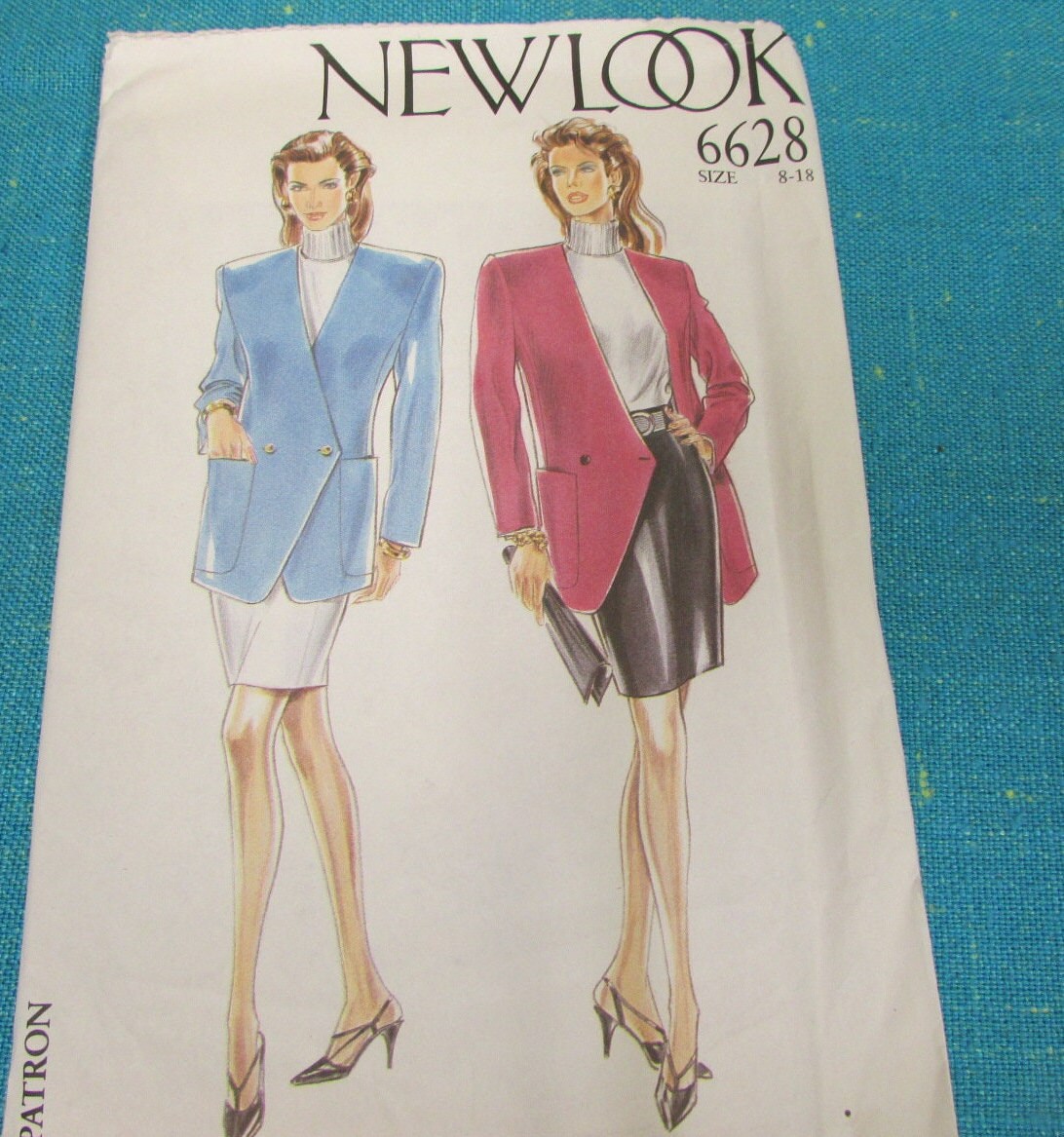 Kits & How To Sewing & Fiber New Look Sewing pattern 6628 from 1990's ...
