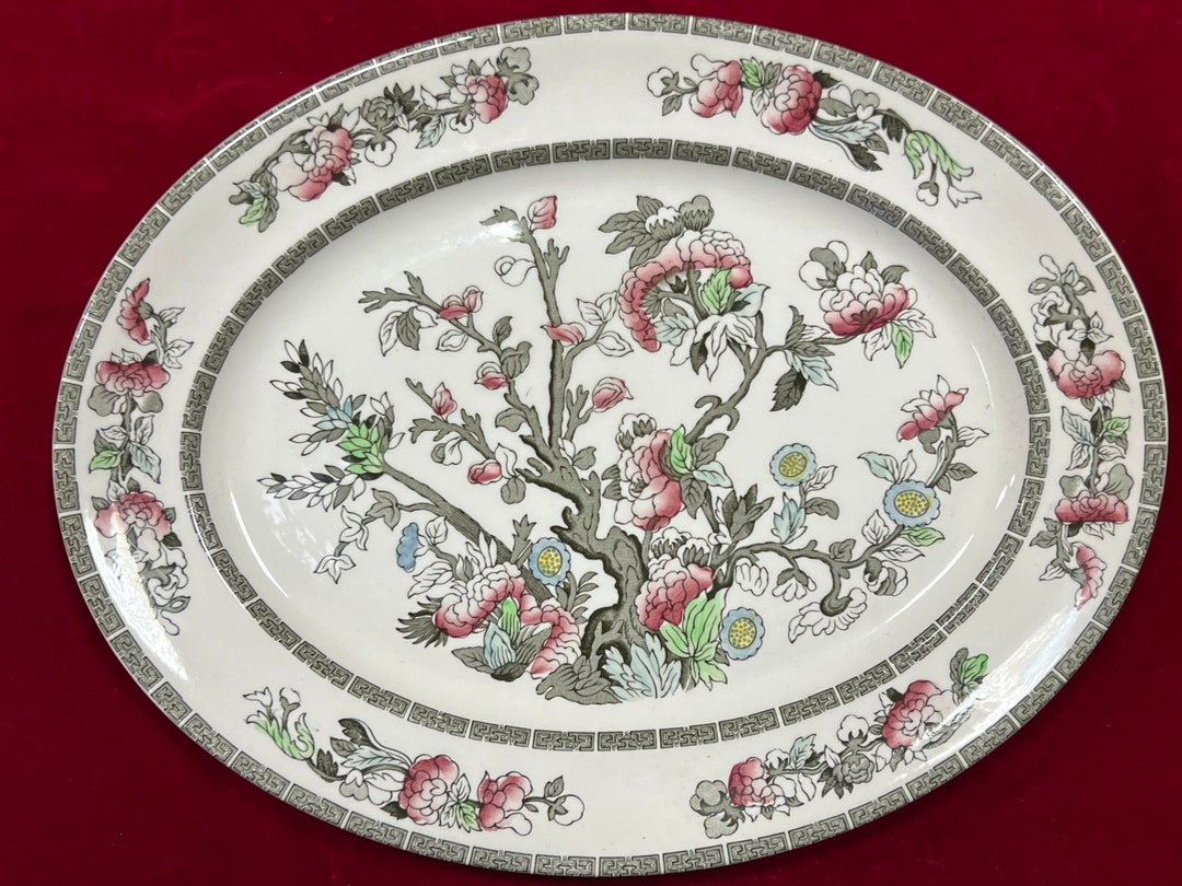 Johnson Bros Brothers *england* INDIAN TREE 14” Oval Platter- Johnson ...
