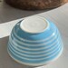 Vintage Pyrex Blue Striped Bowl Number 403 2 1/2 Quart-vintage Pyrex ...