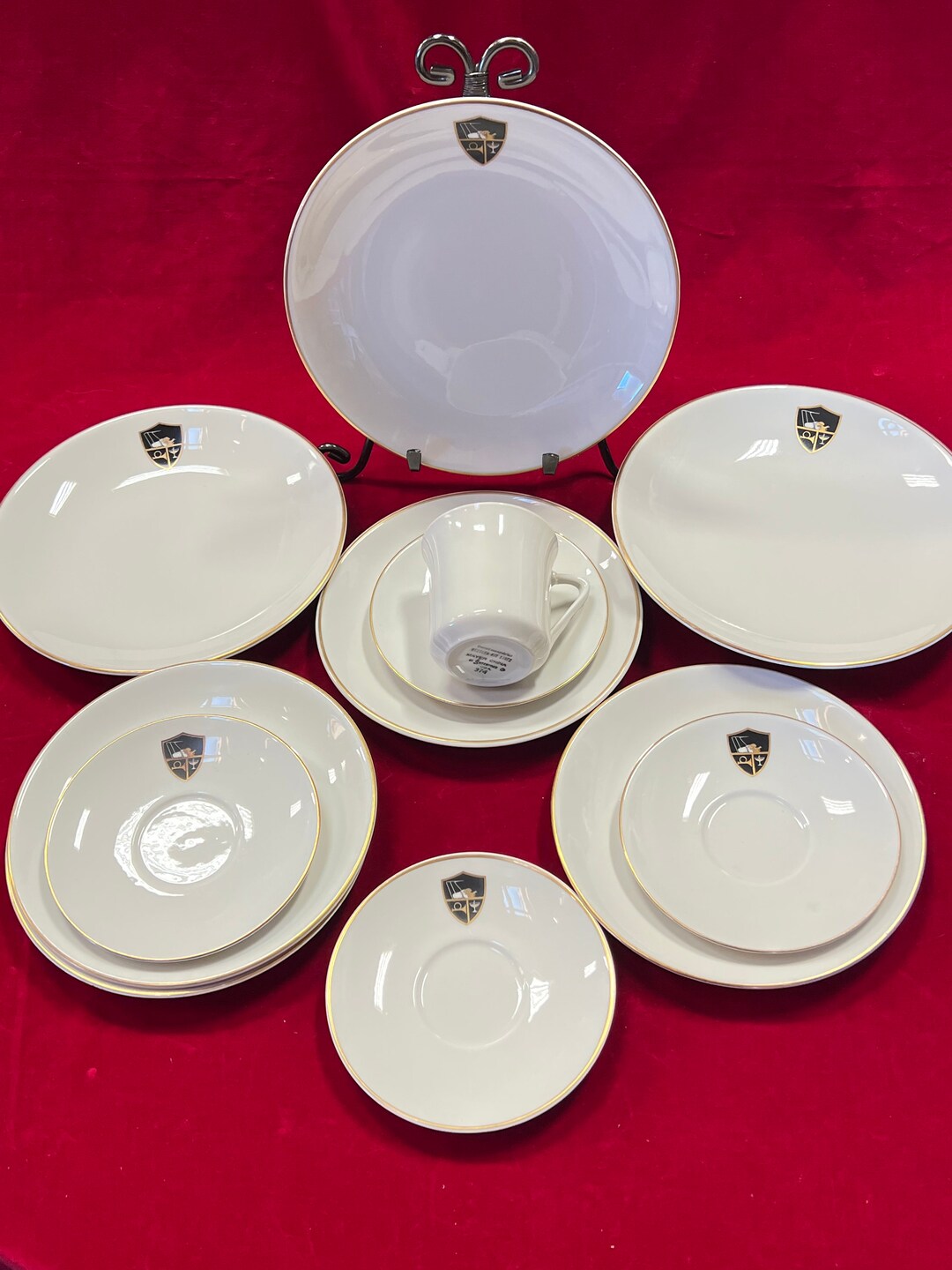 Vintage Western Airlines First Class China by Interpace With Wally Bird ...