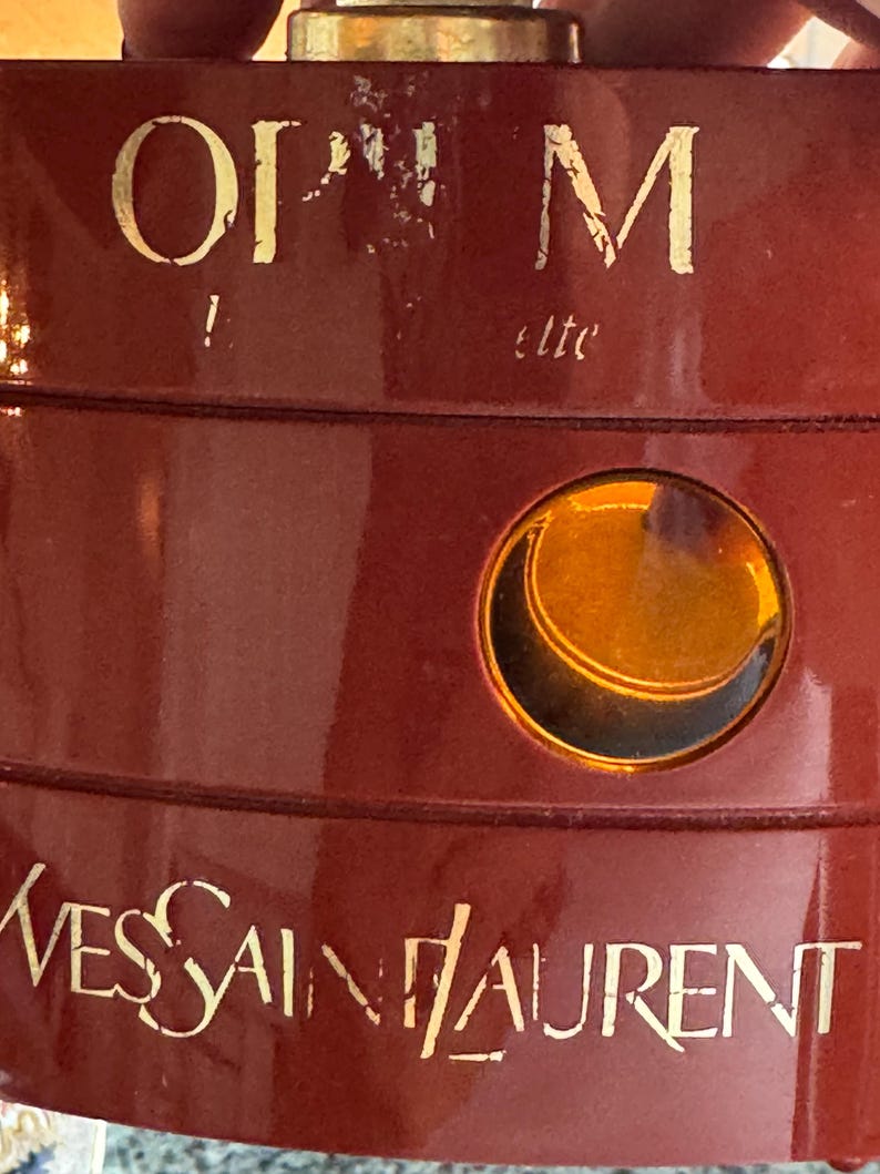 1980’s YSL Yves Saint Laurent Opium Perfume 1/4 OZ With Tassel W/box, 4 ...
