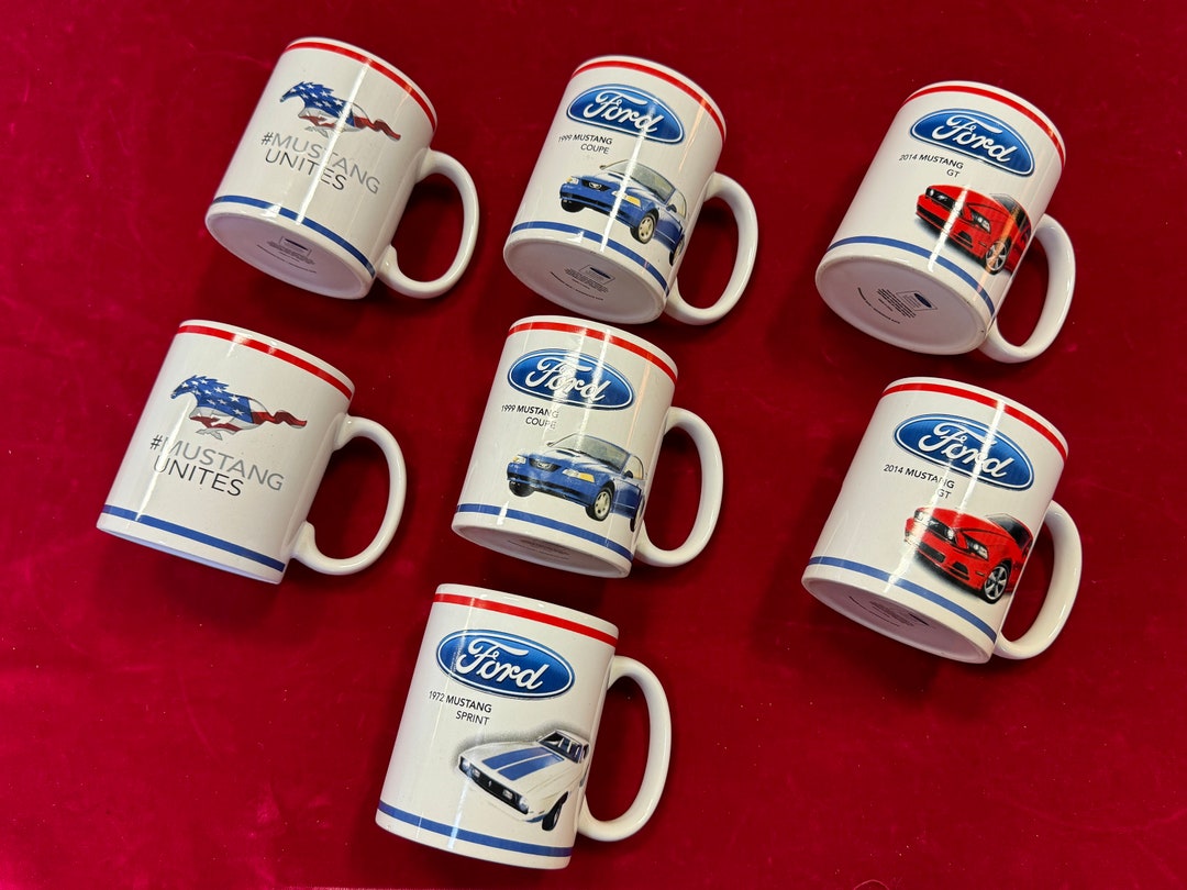 U CHOOSE Official Ford Logo Mustang Coffee Mug Mustang Unites, 1999 ...