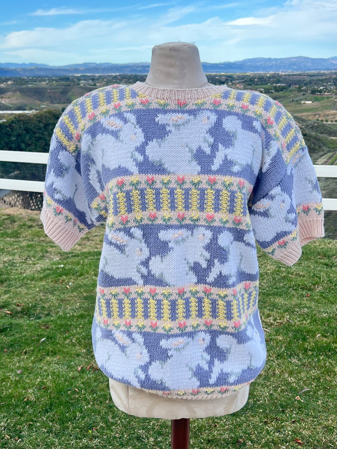 RARE NWT Marisa Christina Classics Easter Bunny Rabbit Pullover Cotton ...
