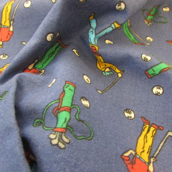 Vintage Golf Fabric - Etsy