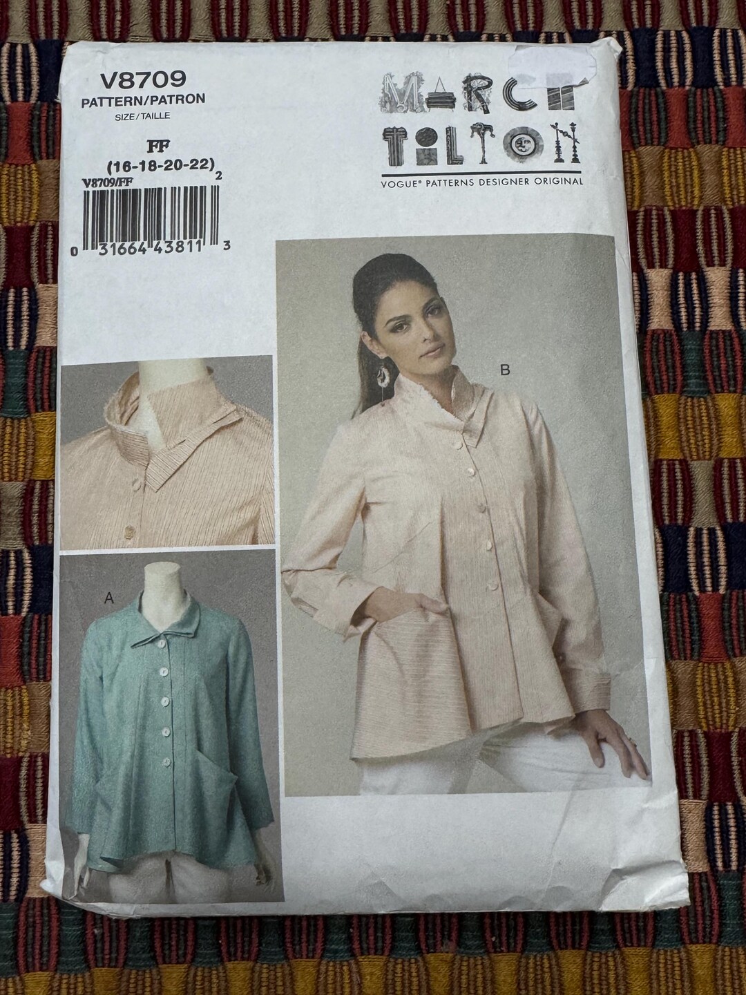 Vogue Designer Original Sewing Pattern 8709 Misses Marcy Tilton Loose ...