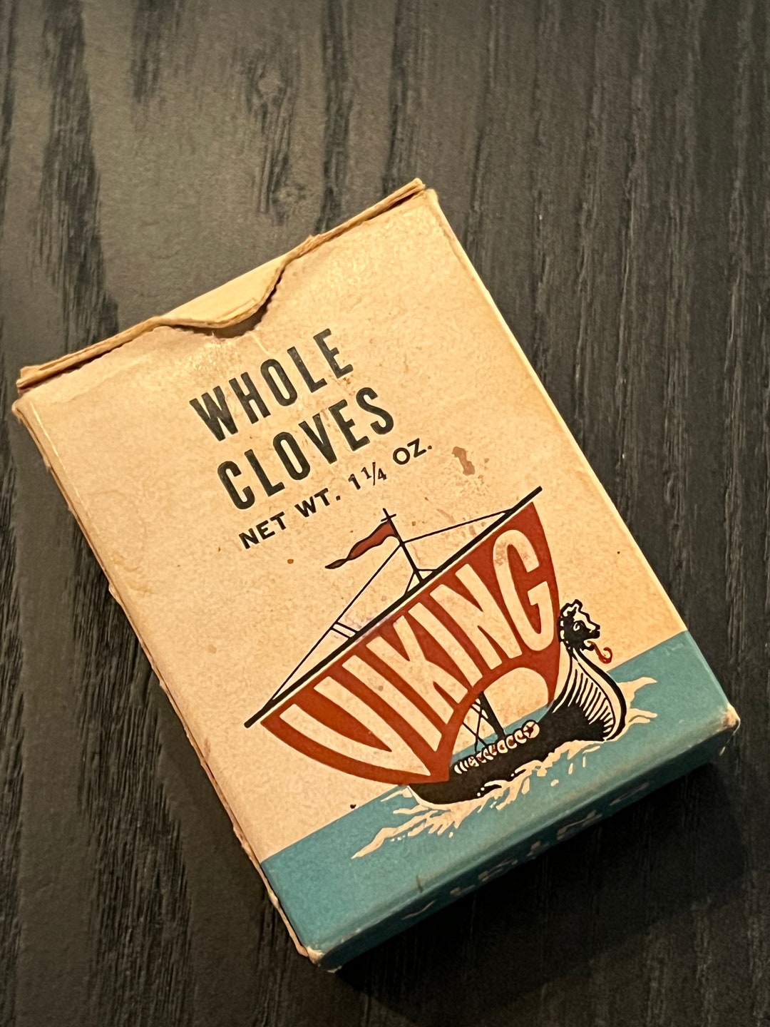 Vintage 1940/50's Box of Viking Spices Whole Cloves Box 1 1/4 Oz Still ...