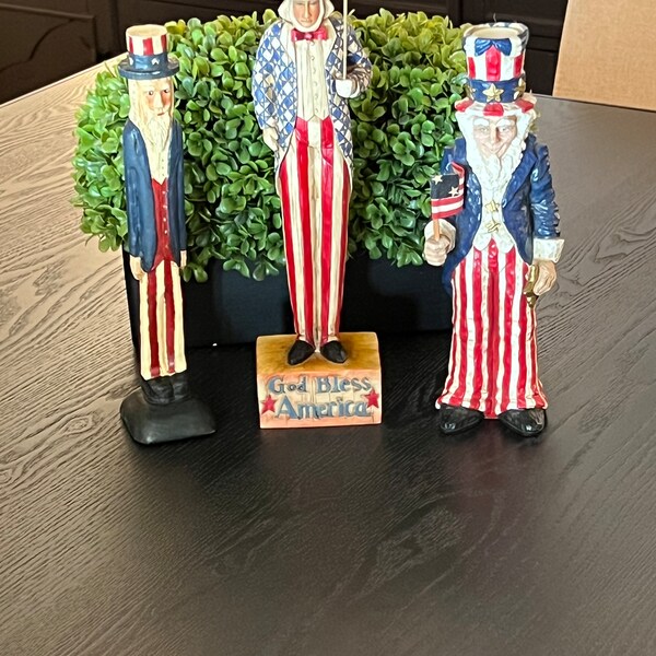 Uncle Sam Figurine - Etsy