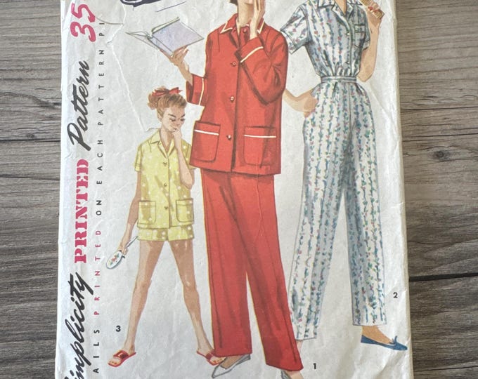 1971 Simplicity Sewing Pattern 9544 Misses Short Sleeve Mini Dress With ...