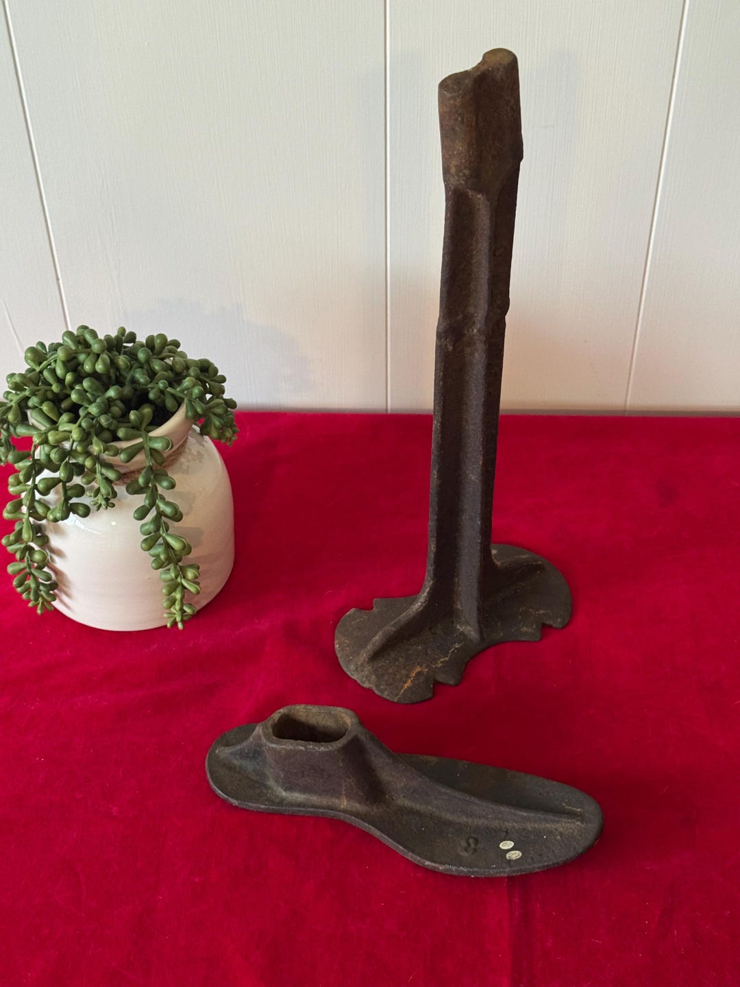 Antique Cast Iron Boot Shoe Anvil Stand for Cobbler by Perfection ...