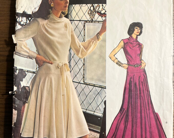 1970s Vogue Couturier Sewing Pattern 1102 Belinda Bellville of London ...