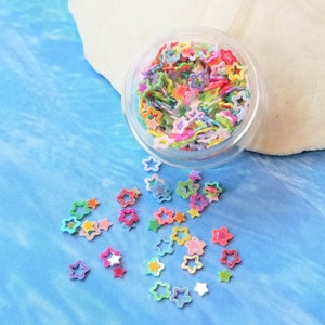 Colorful Assorted Glitter Shapes and Alphabet Fillings. Silicone Mold ...