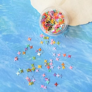 Colorful Assorted Glitter Shapes and Alphabet Fillings. Silicone Mold ...