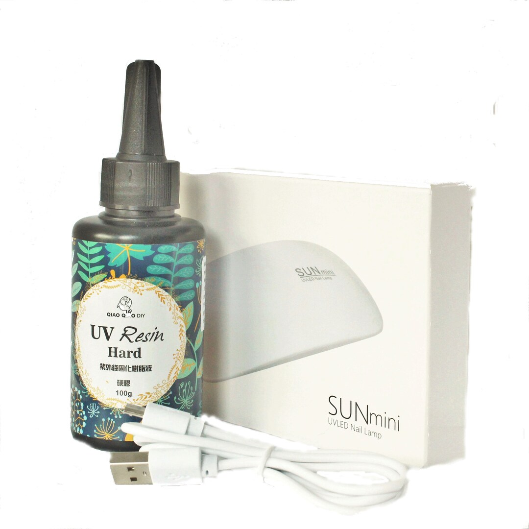 UV Resin and UV Light Resin Beginner Kit 100g Uv Resin With - Etsy UK