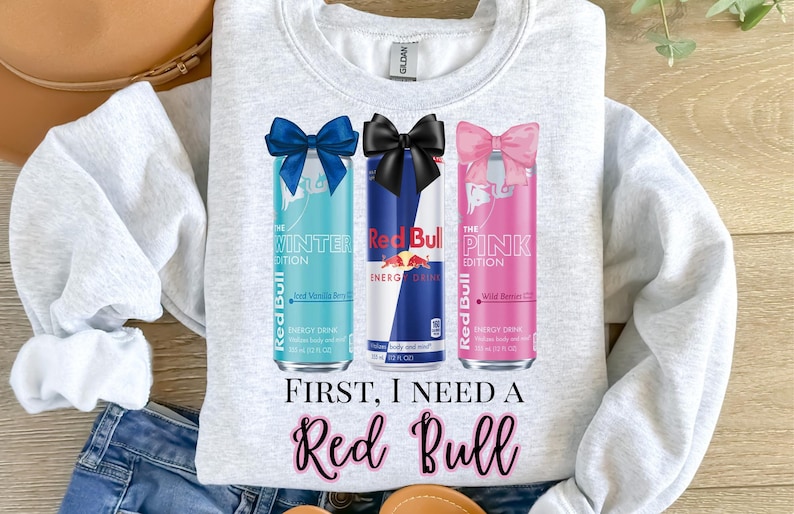 First I Need a Red Bull Png Bundle - Etsy