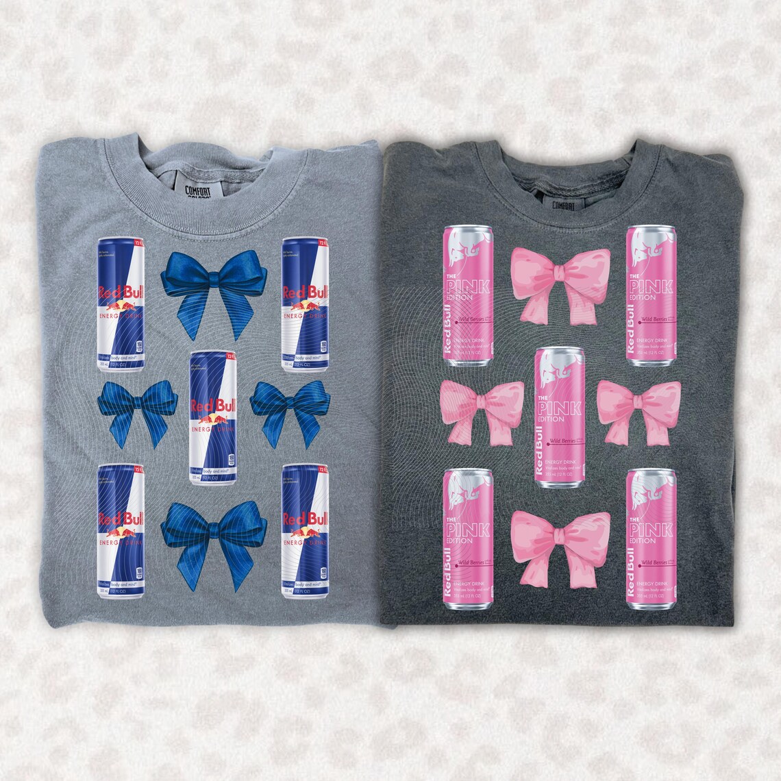 Red Bull Bows Png Bundle - Etsy