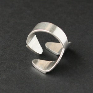Modern Geometric Triangular Wrap Ring - Sterling Silver Unique ...