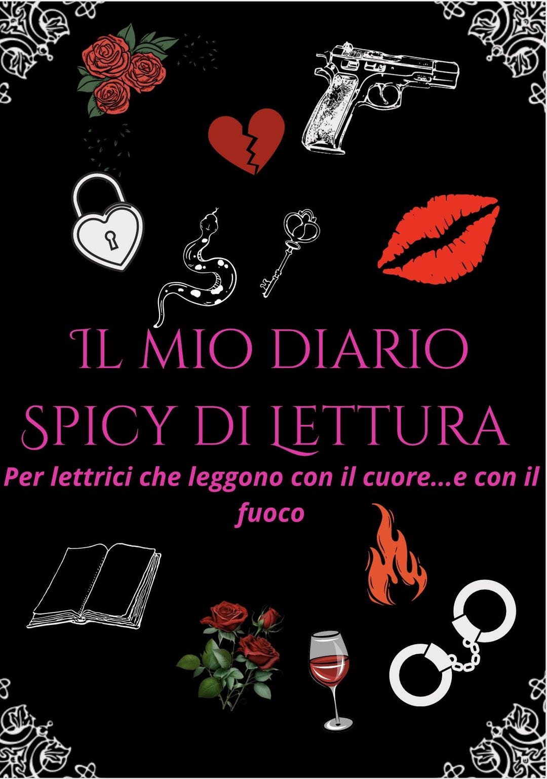 Spicy Reading Journal - Printable Romance Planner PDF - Spicy Reading ...