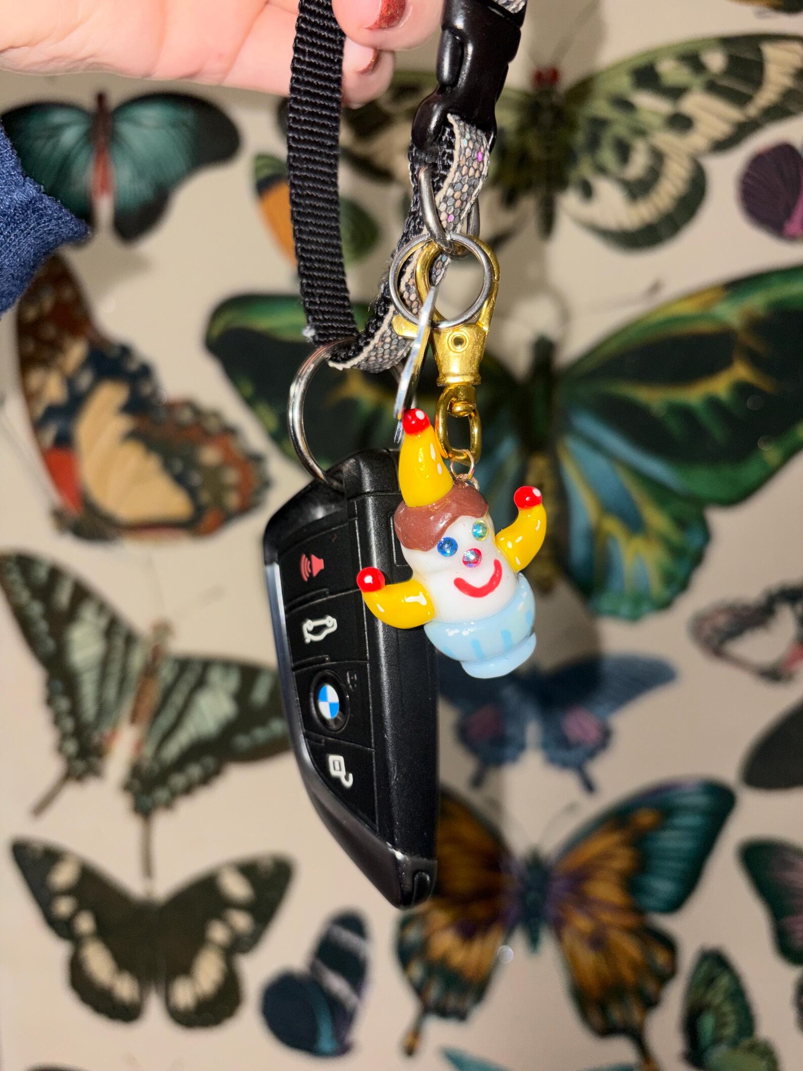 Sparkly Triple Gooberberry Sunrise (goofy Goober Sundae) Keychain/ Bag ...