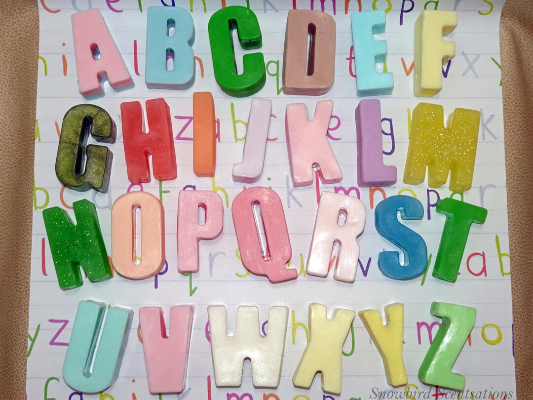 Letters (abcs) Soap - Individual Letters or Complete Set - Etsy