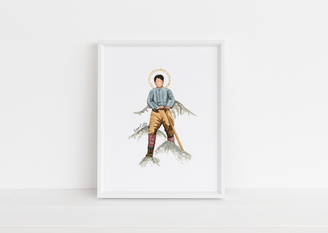 Faceless Saints Original Watercolor Print Religious Artwork 8x10 - Etsy