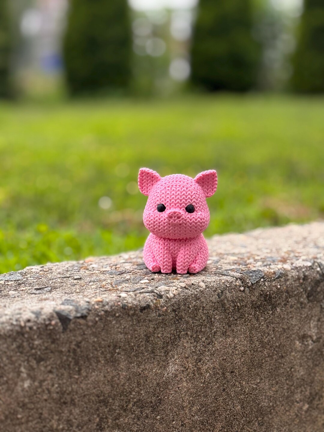 3D Printed Knitted Pig - Etsy