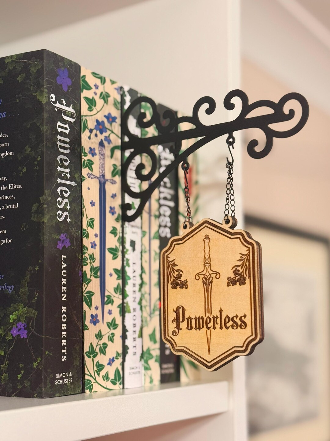 Powerless Book Divider & Custom Tavern Signs for Book Lovers, Book ...