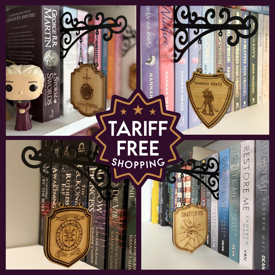 Custom Book Genre Divider, Metal Library Divider, Tariff Free Shopping ...