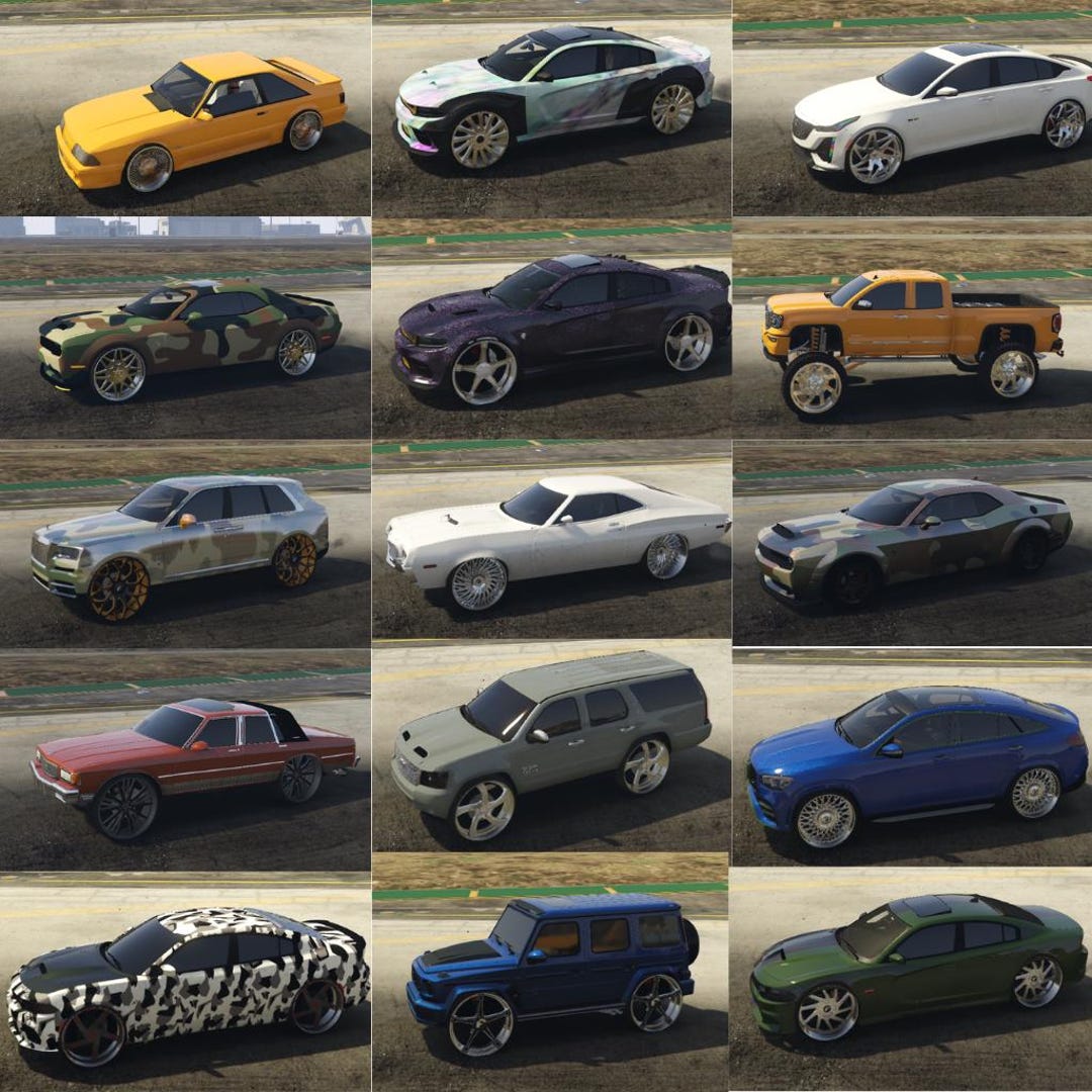 Fivem Driveby Ready Car Pack - Etsy Australia
