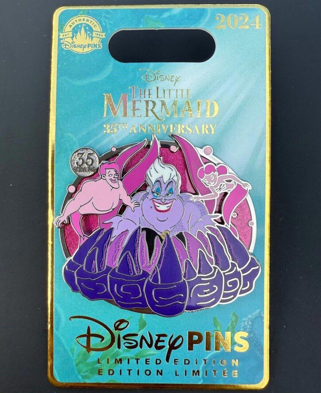 Ursula the Little Mermaid 35 Years Disney LE Pin - Etsy