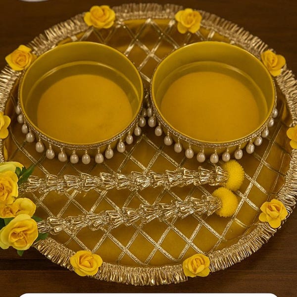 Haldi Bowl Decor - Etsy